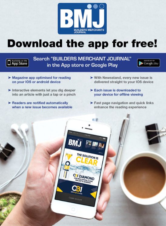 DOWNLOAD THE BMJ APP NOW! - Builders Merchants Journal - BMJ