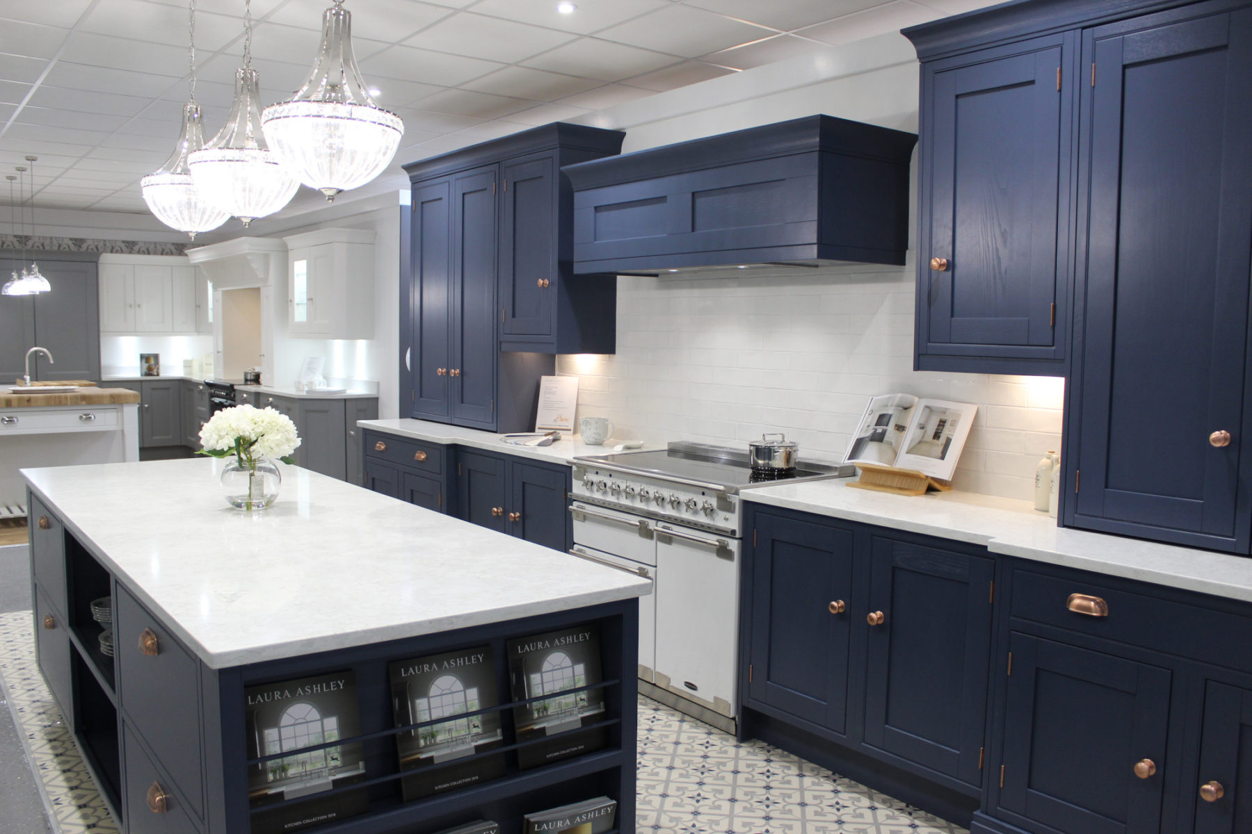 Brand new kitchen and bathroom showroom at Huws Gray Ridgeons Saffron ...