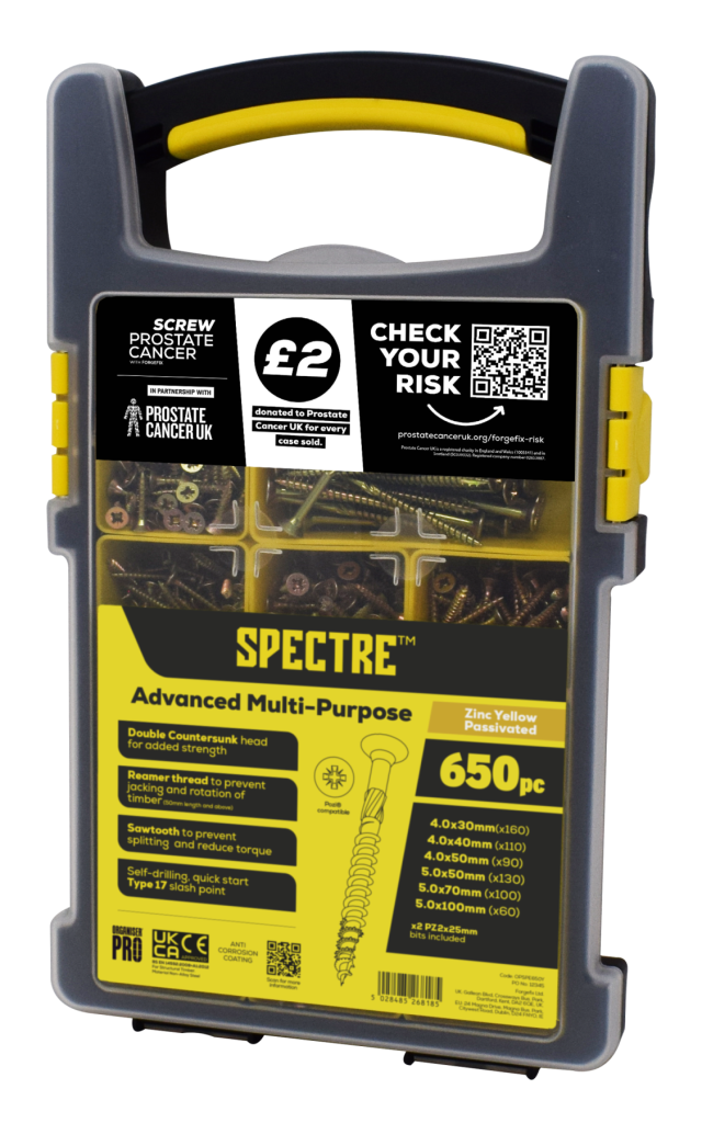 ForgeFix launches ‘Screw Prostate Cancer’ campaign - Builders Merchants ...