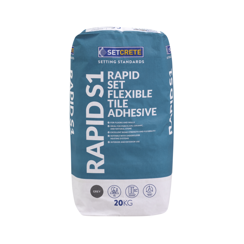 Setcrete Rapid S1 Tile Adhesive - Builders Merchants Journal - BMJ