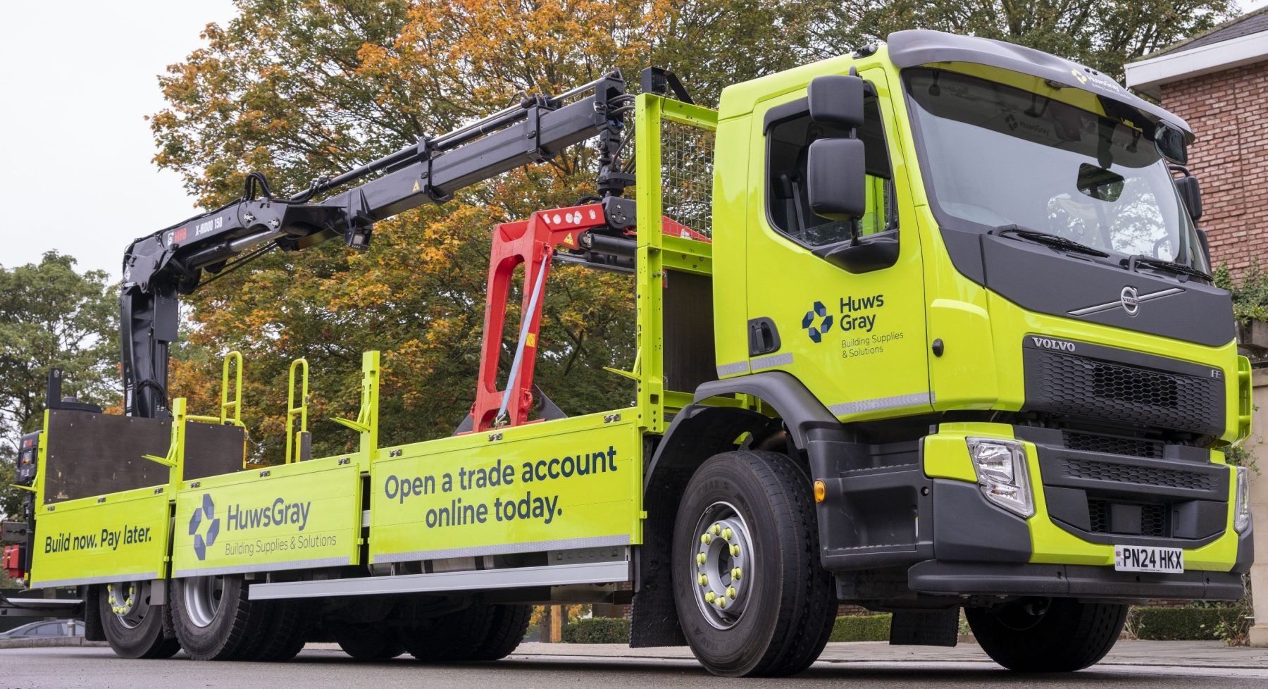 Huws Gray gets re-brand on the road - Builders Merchants Journal - BMJ